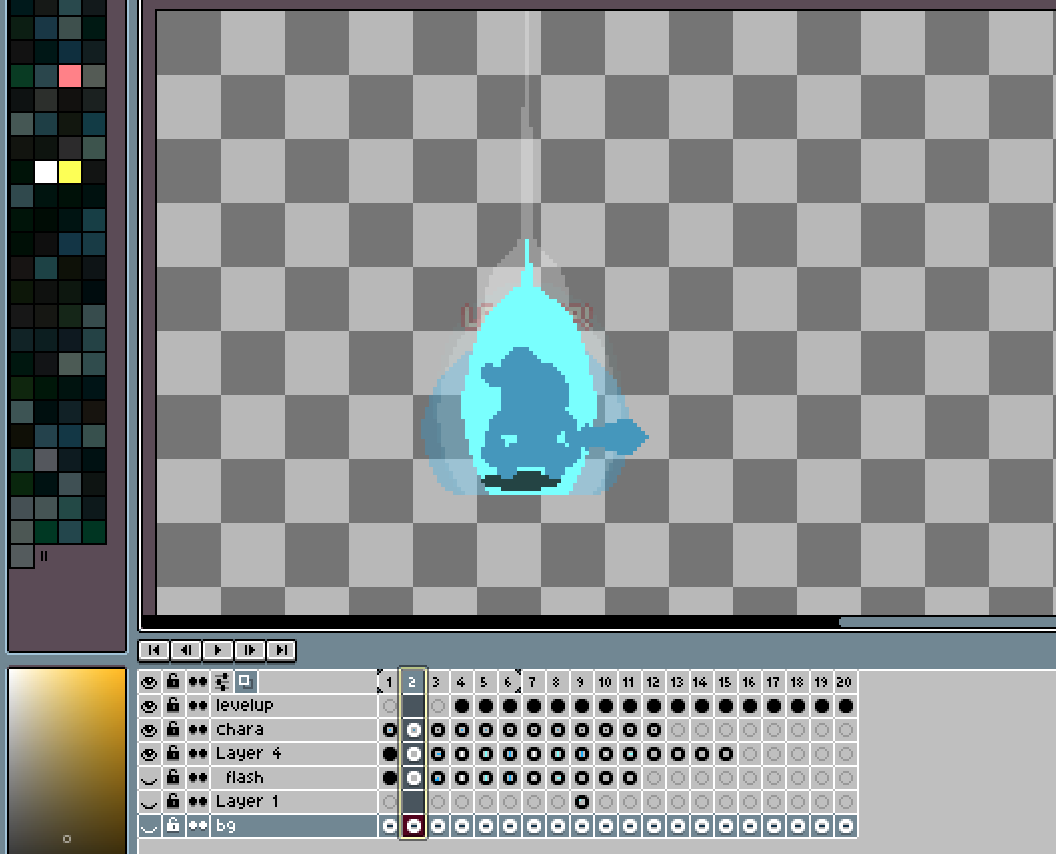 Skateboard Knight / スケボーナイト(仮)開発日誌 4：Asepriteでレベルアップとスキル選択 | Maroru Games